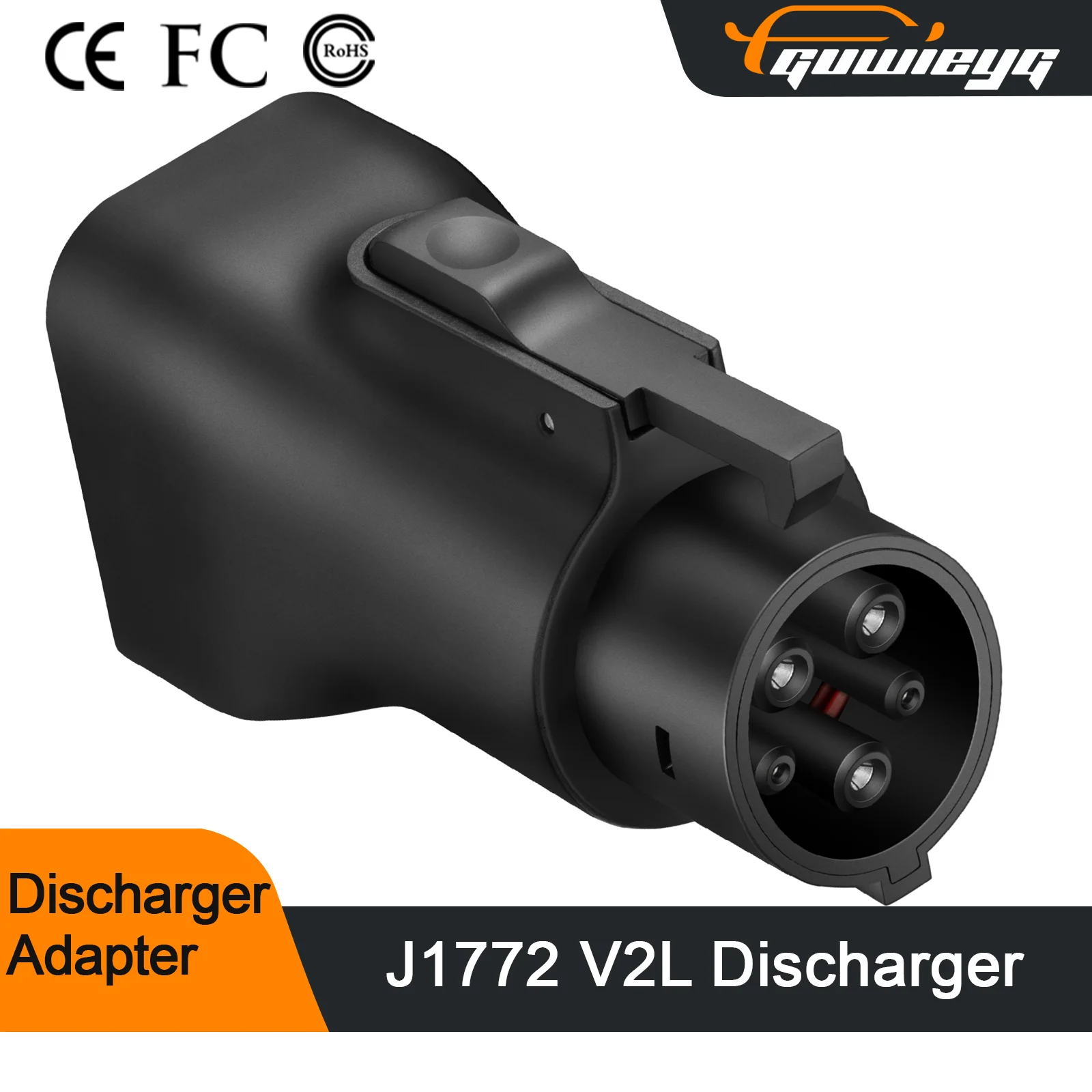 V2L Discharger For Type1/j1772 Car Discharge EV Cable Adapter Support ...