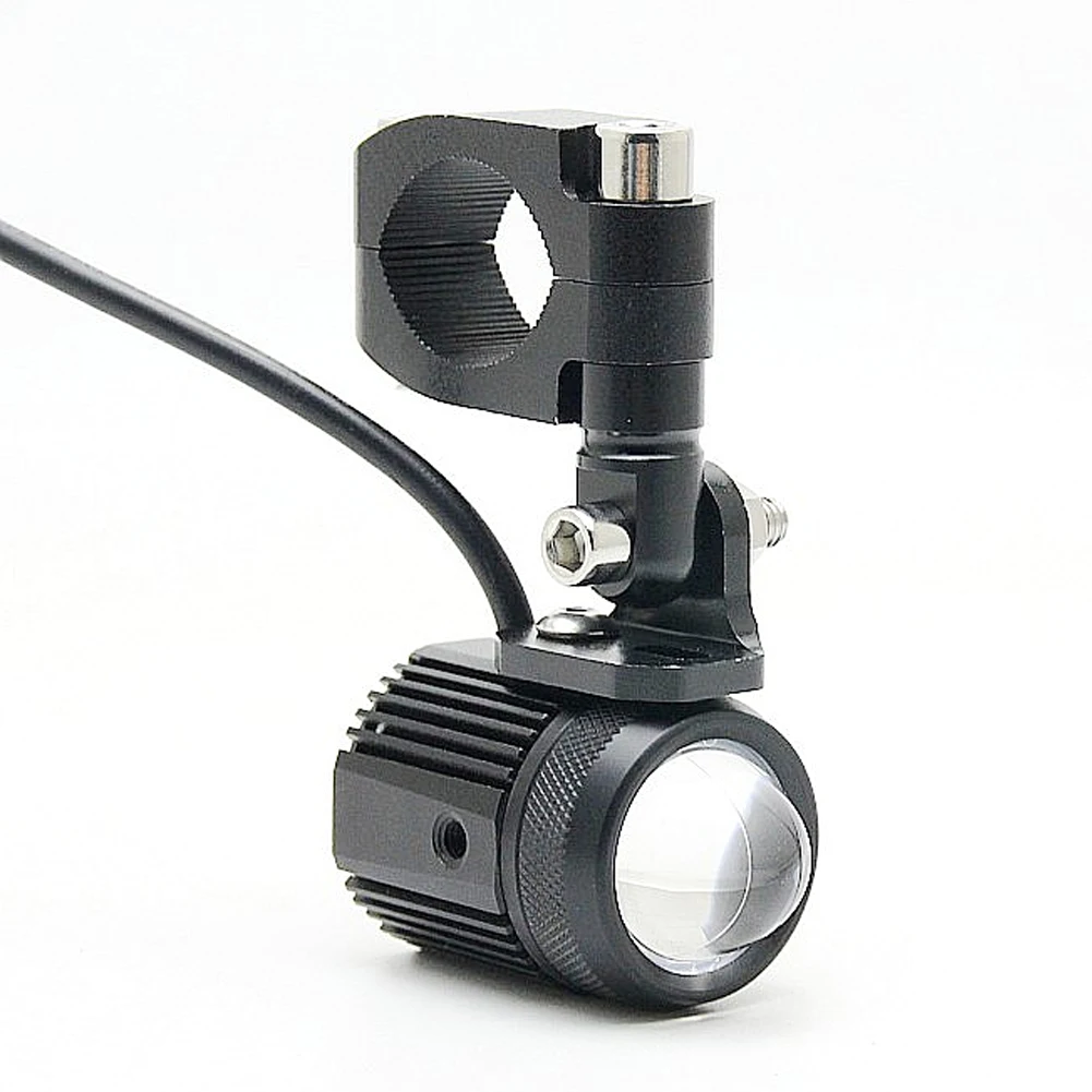 Motorcycle Bumper Spotlight Auxiliary Lamp Metal Bracket Led Head Light ...