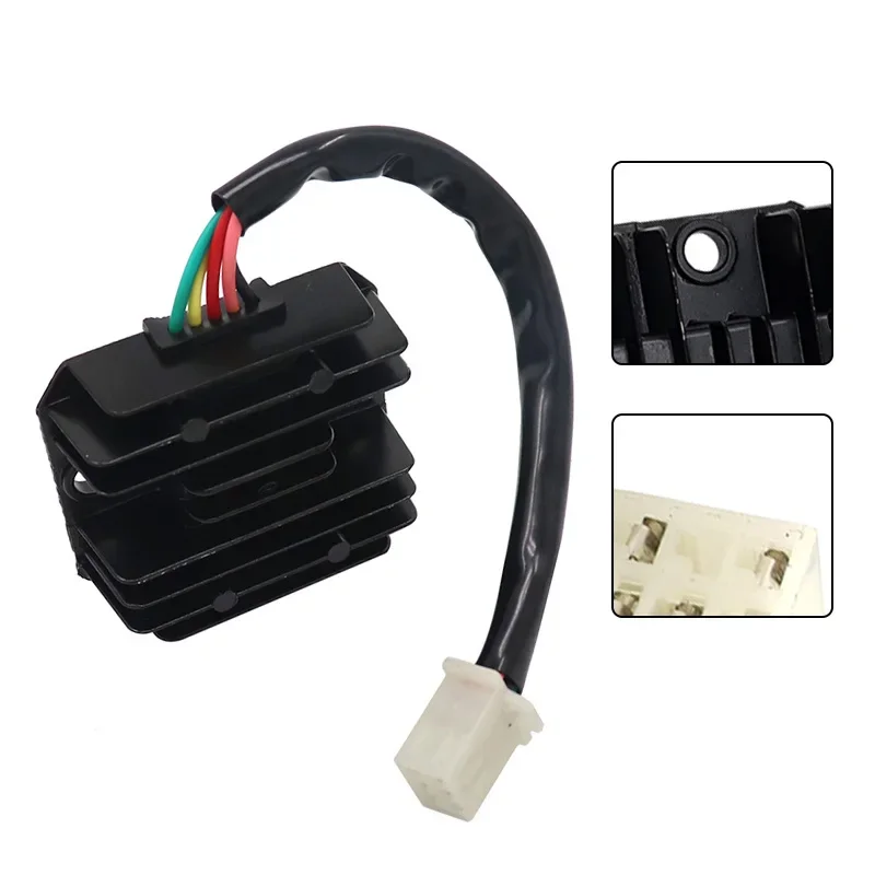 Motorcycle-4-5-wire-Voltage-Regulator-Rectifier-5-pin-FXD-ZJ-12V-GY6 ...