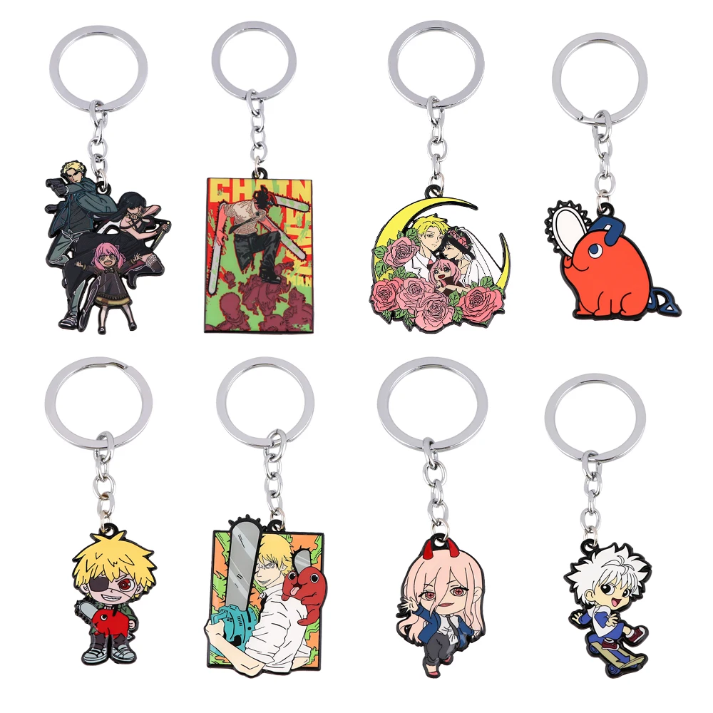 Anime Man Chainsaw Keychain | Hunter X Keychain Enamel | Anime Hunter X ...