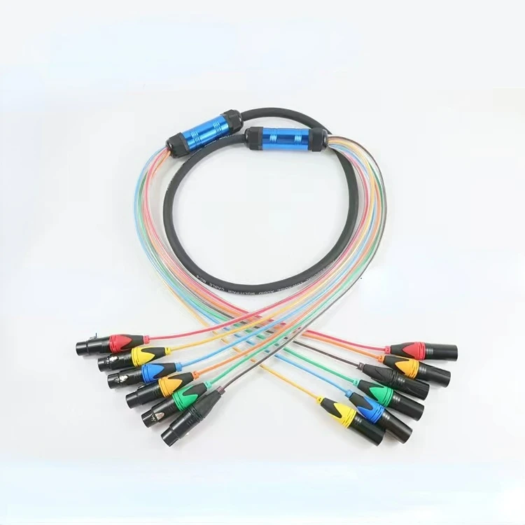 Audio New 6 Channel Snake Cable Xlr Female/male Multi-channel Audio ...