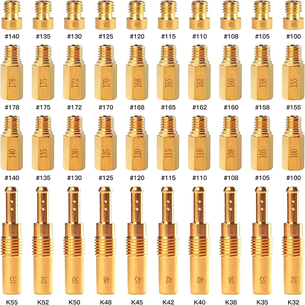 40PCS-Carburetor-Main-Jet-Slow-Pilot-Jet-Kit-Include-30pcs-Main-Jets ...