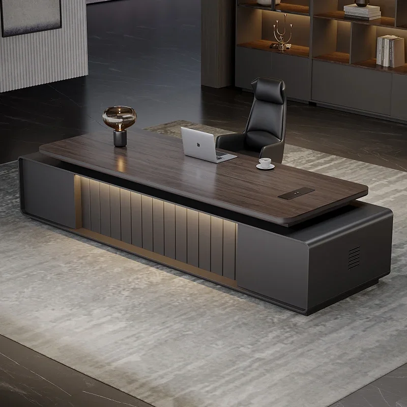 Creativity Modern Office Desk European Organizer Light Luxury Design ...