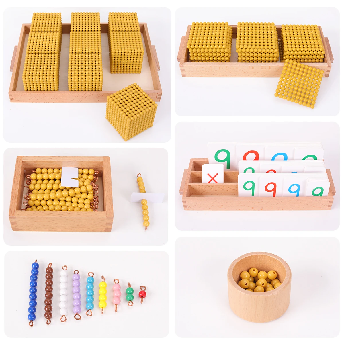 Montessori-Golden-Beads-Bank-Game-Mathematics-Materials-for-Decimal ...