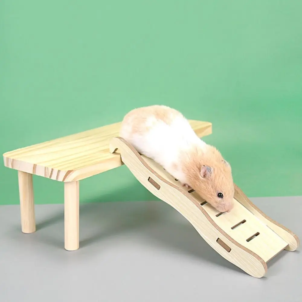 Decorative-Wooden-Hamster-Ladder-Wave-Shape-Wood-Hamster-Suspension ...