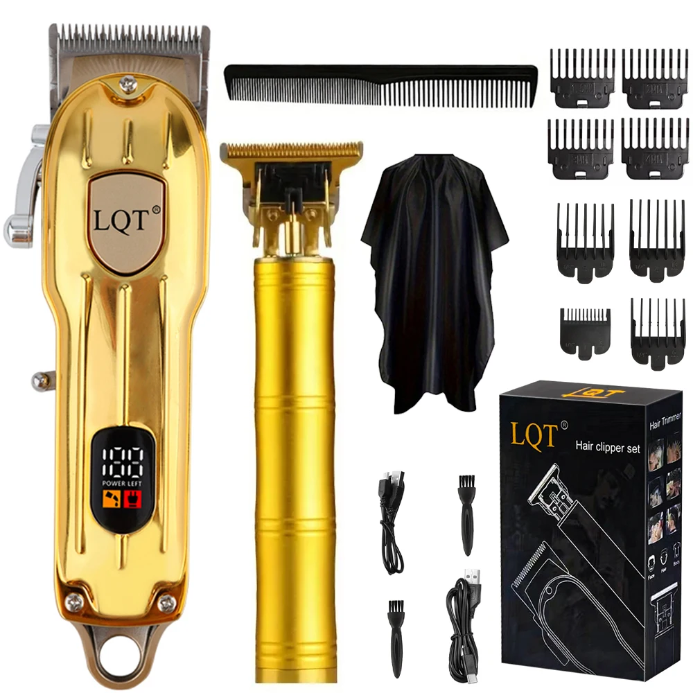 Professional-hair-cutting-machine-2-piece-set-USB-charging-trimmer ...