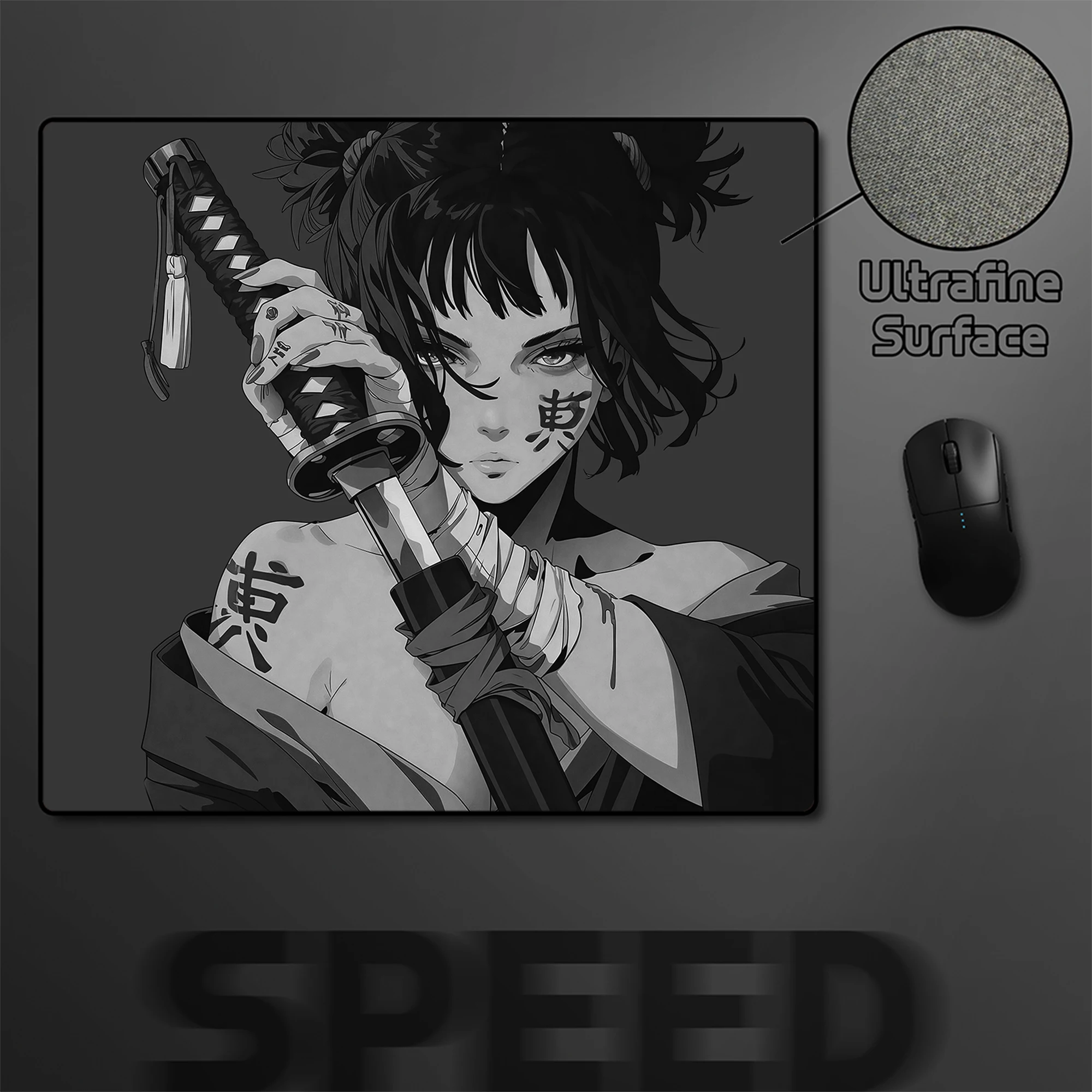 Samurai-e-sports-Mouse-Pad-45-40cm-Mouse-Pad-45-40cm-Mousepad-FPS ...