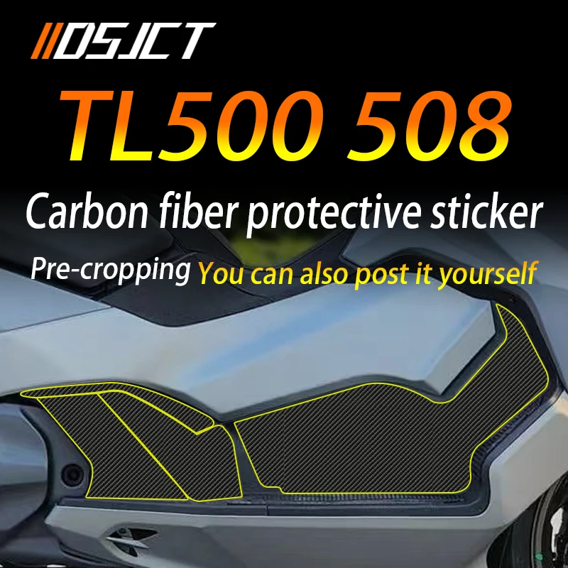 For-SYM-TL500-508-sticker-carbon-fiber-protective-sticker-body-sticker ...