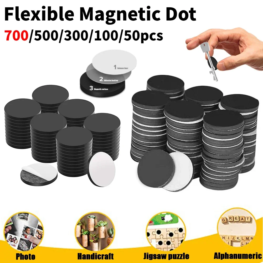 Punto-magn-tico-Flexible-con-respaldo-adhesivo-c-rculo-Flexible-punto ...