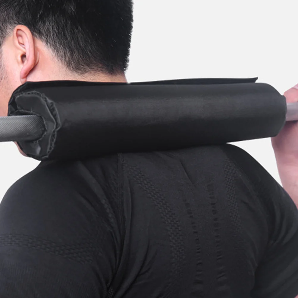 Fitness Barbell Cover with Neck Groove Design Soft Support Cushion for ...