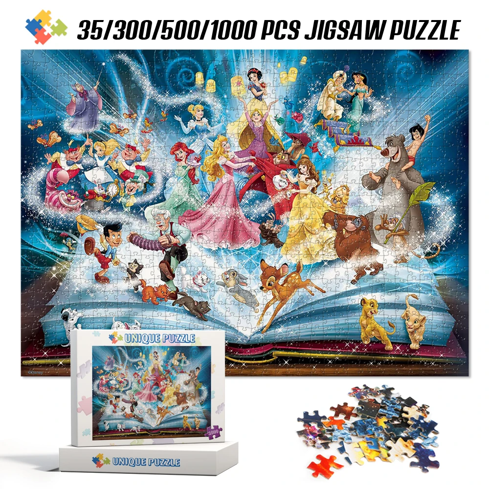 Disney-Book-of-Fairy-Tale-Jigsaw-Puzzle-Disney-Princess-Bambi-Anime ...
