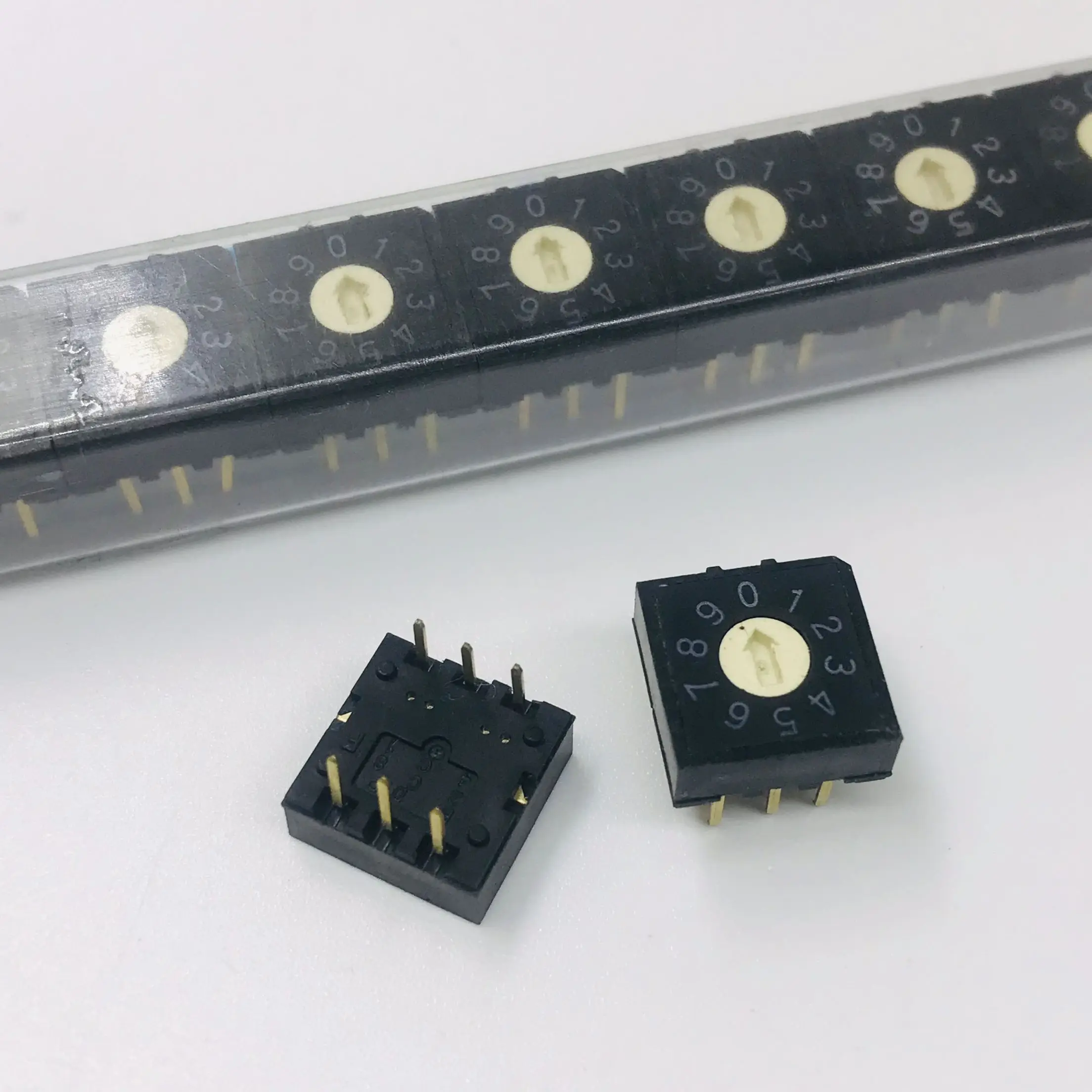 100-new-Original-Taiwan-DIP-round-RH3AF-10R-V-B-rotary-dial-switch-10 ...