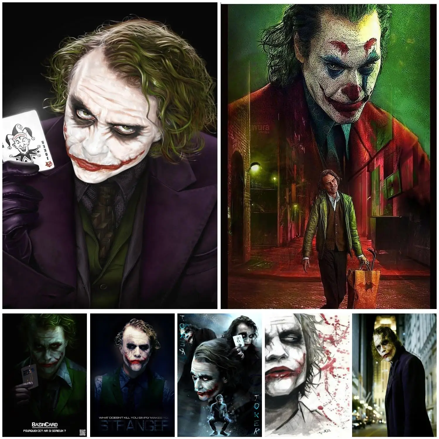 The Joker Heath Ledger Poster