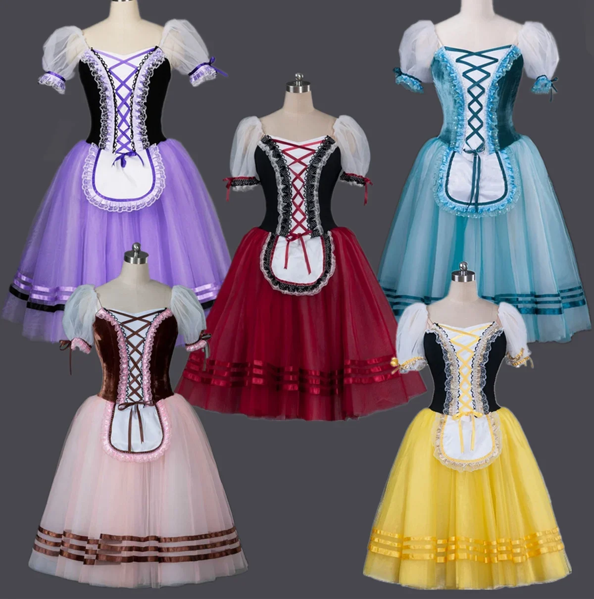 Red-Giselle-Ballet-Dance-Ballerina-tutu-Dress-For-Girls-Women-Stage ...