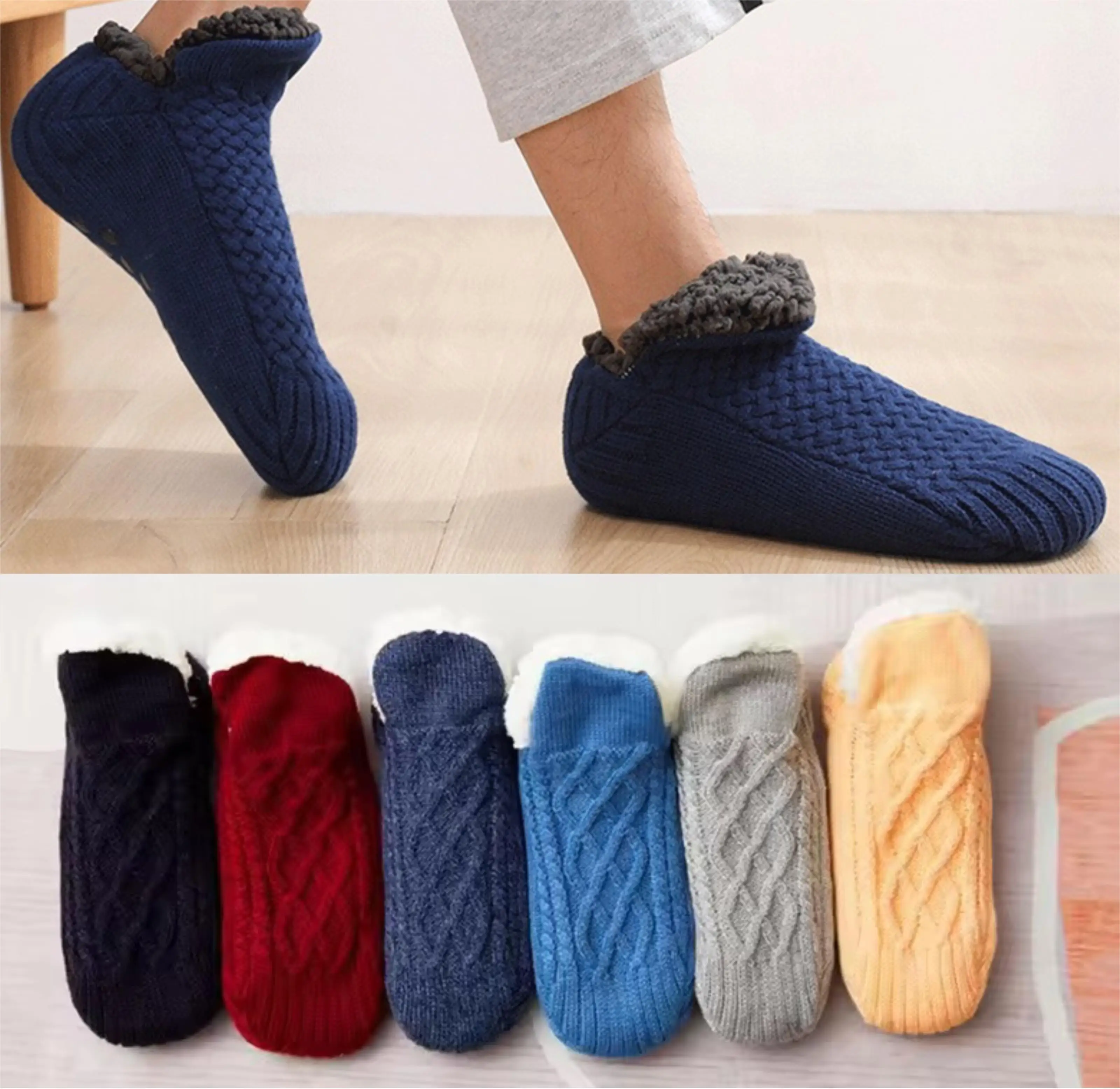 Winter-Indoor-Home-Socks-Men-Women-Thickened-Thermal-Cashmere-Socks ...