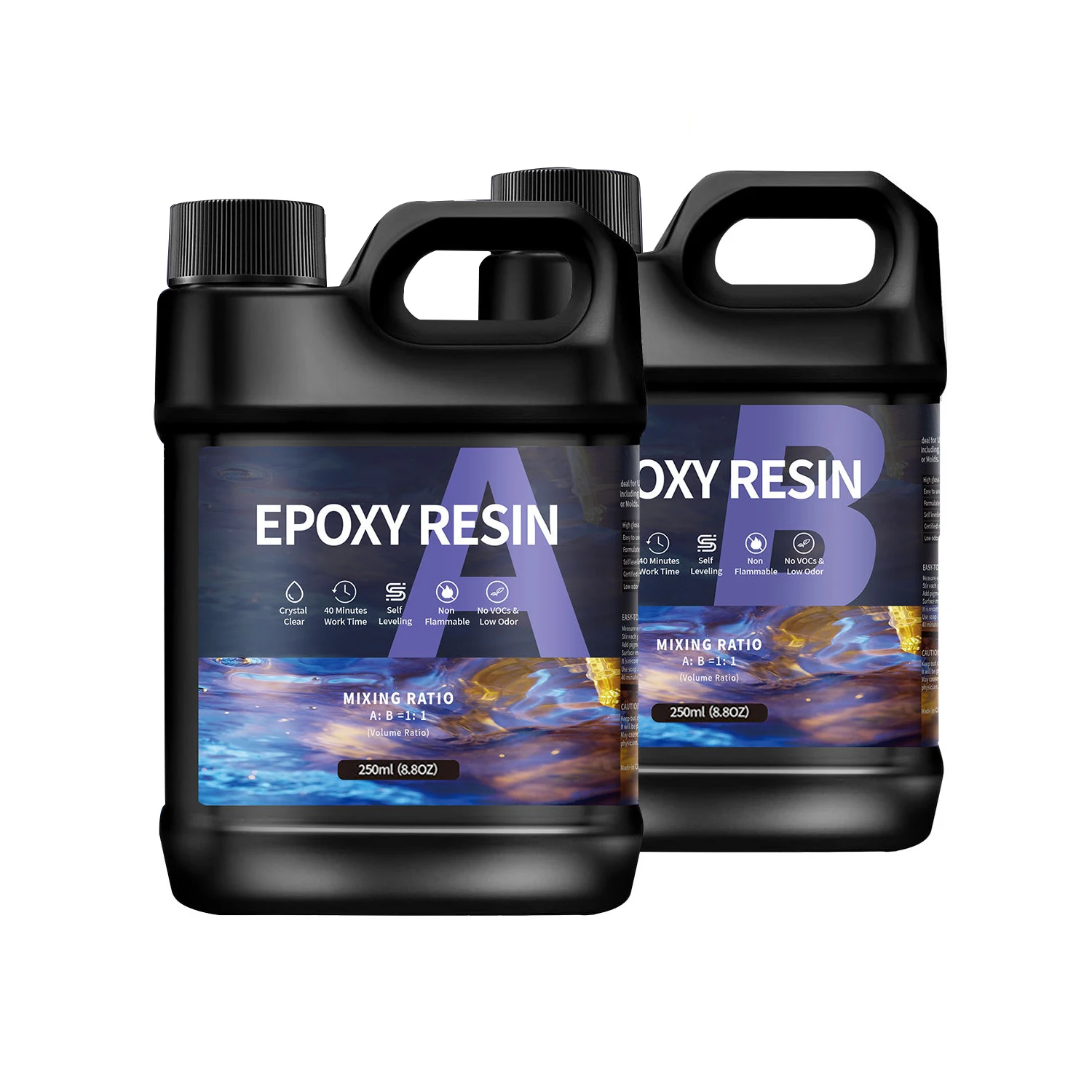500ml-1-1AB-Quick-Drying-Resin-Epoxy-Glue-High-Adhesive-Hardener-Crystal-Jewelry-Making ...
