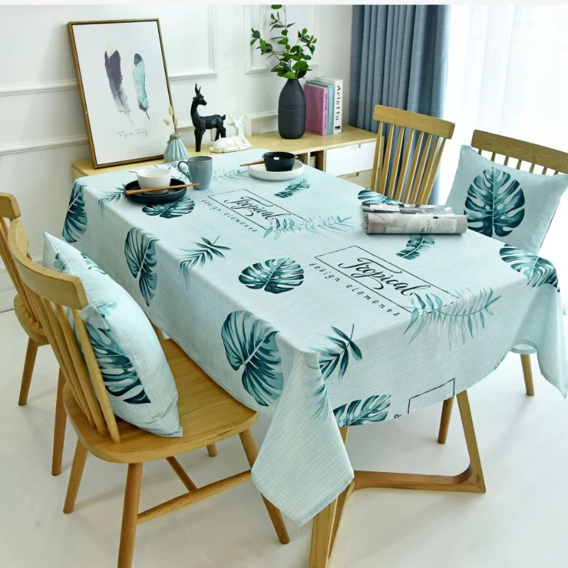Nordic Style Table Cloth Waterproof Oxford Cloth Tablecloth Rectangular ...