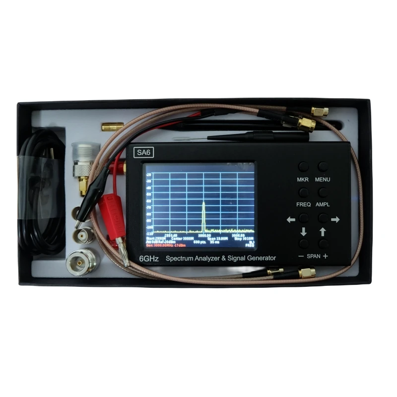 New-6GHz-SA6-RF-Spectrum-Analyzer-Spectrum-Explorer-Signal-Genertor ...