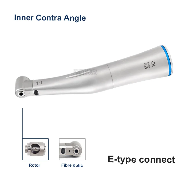 Dental-Low-Speed-Handpiece-Fiber-Optical-Handpiece-LED-Contra-Angle-X25 ...