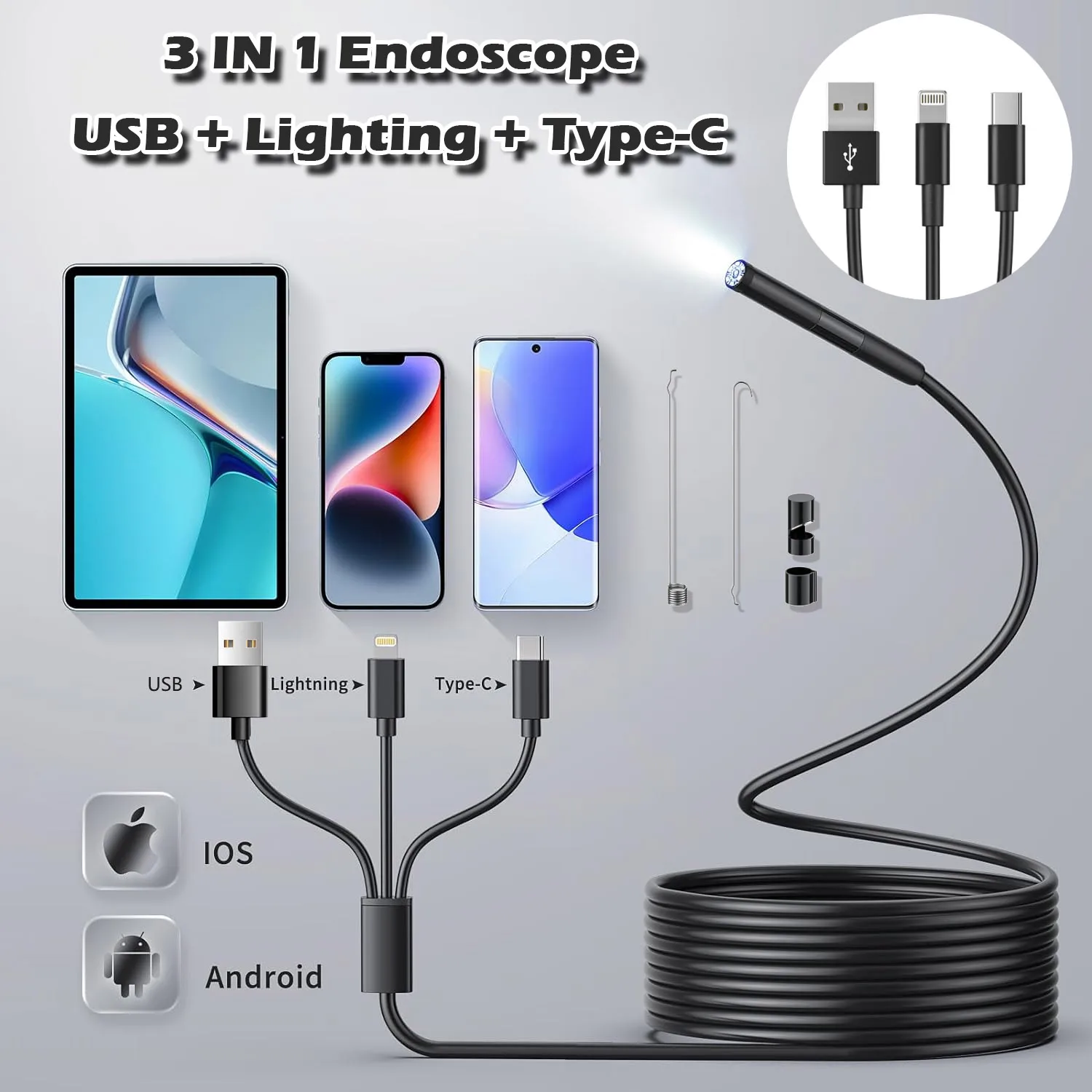 3in1-Usb-Video-Endoscope-Endoscopic-Cable-Pipe-Sewer-Inspection-Camera ...