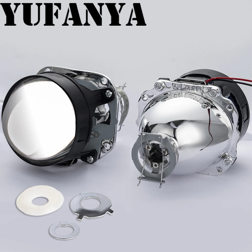 2.5 Inch Mini Bi Xenon Projector Lens RHD LHD Fit H1 H4 H7 Car ...