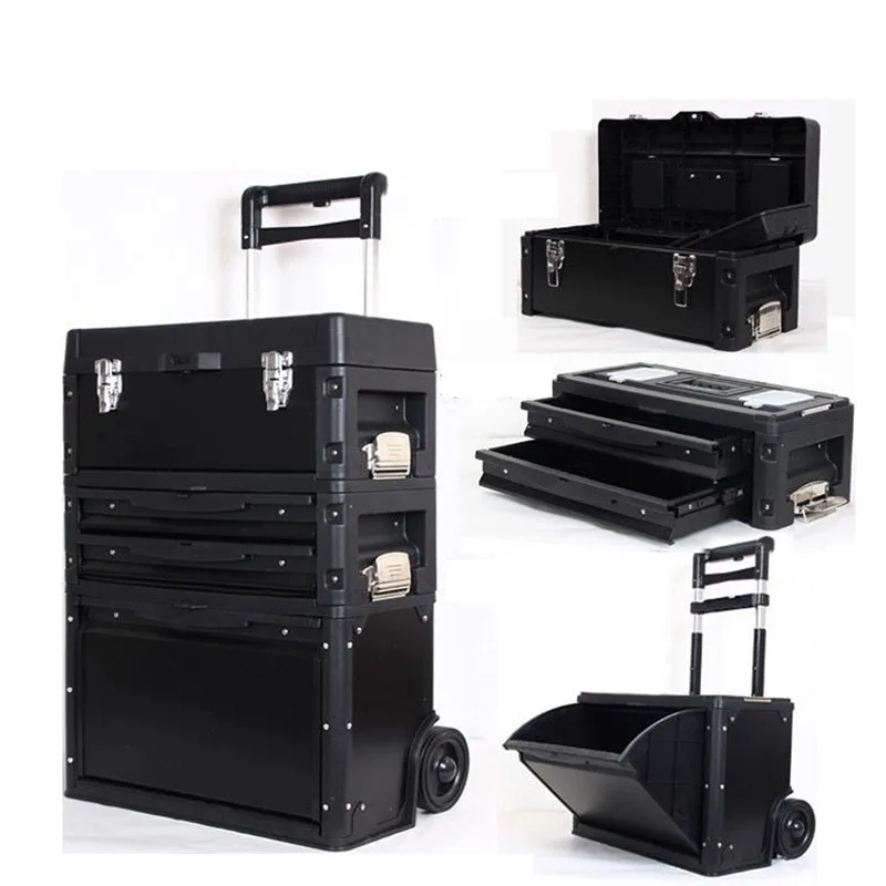 Three-layer-separate-portable-multi-function-trolley-Portable-hardware ...