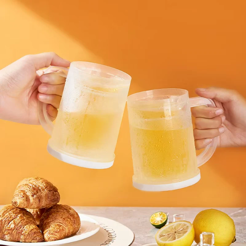 1PcNew Summer Beer Cup Ice Cube Mold Reusable Refrigerator Ice Maker ...