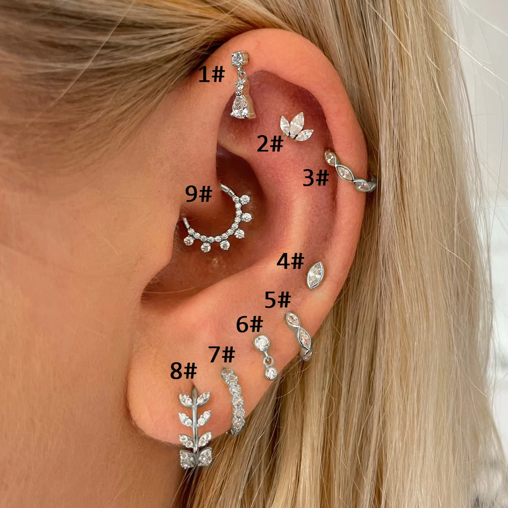 Ear Piercing Rook Hoop