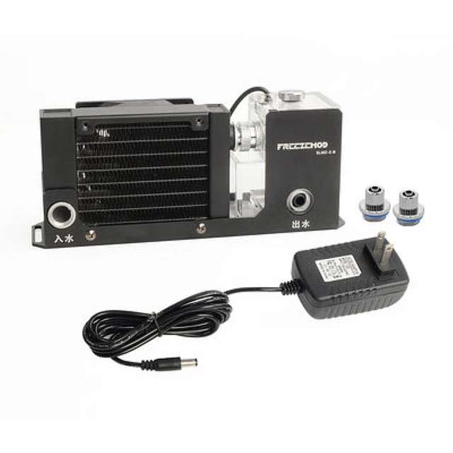 FREEZEMOD 80mm Aluminum Radiator Integrated Water Cooling Module AIO ...