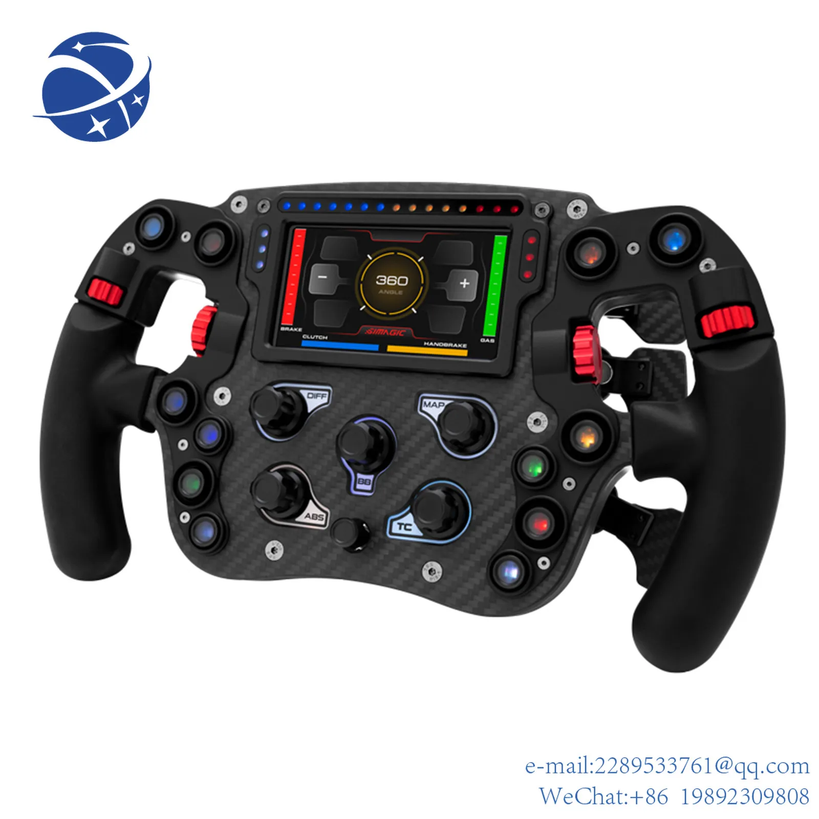 YYHC F1 Racing Simulator Game Steering Wheel Simagic FX PRO Equation ...
