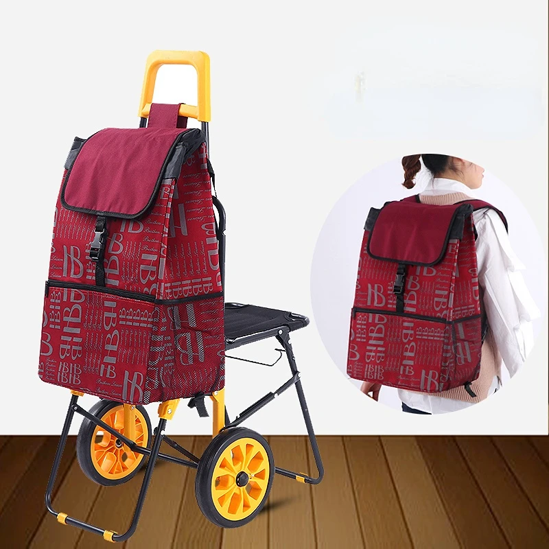 Portable-Shopping-Carts-with-Seat-Foldable-Backpack-Storage-Bag-Trolley ...