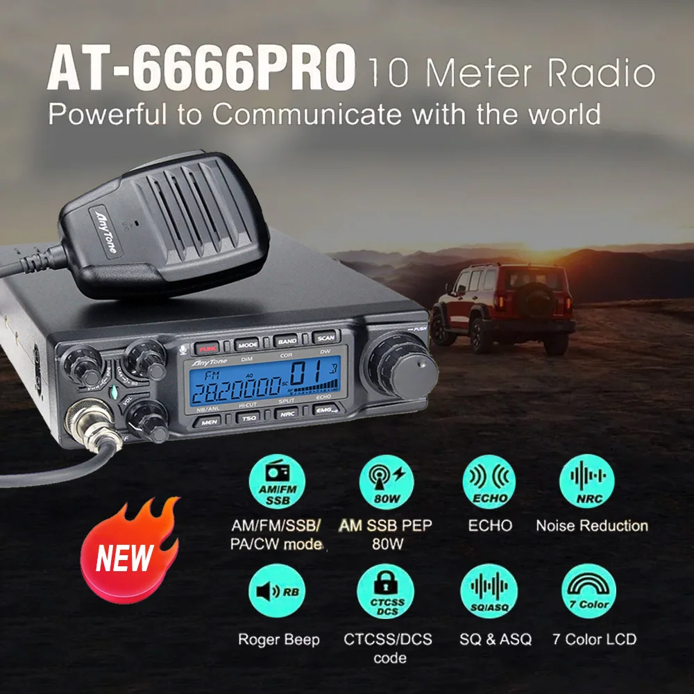 ANYTONE-AT-6666-PRO-CB-Radio-AT-6666Pro-28-000-29-700MHz-Programmable ...