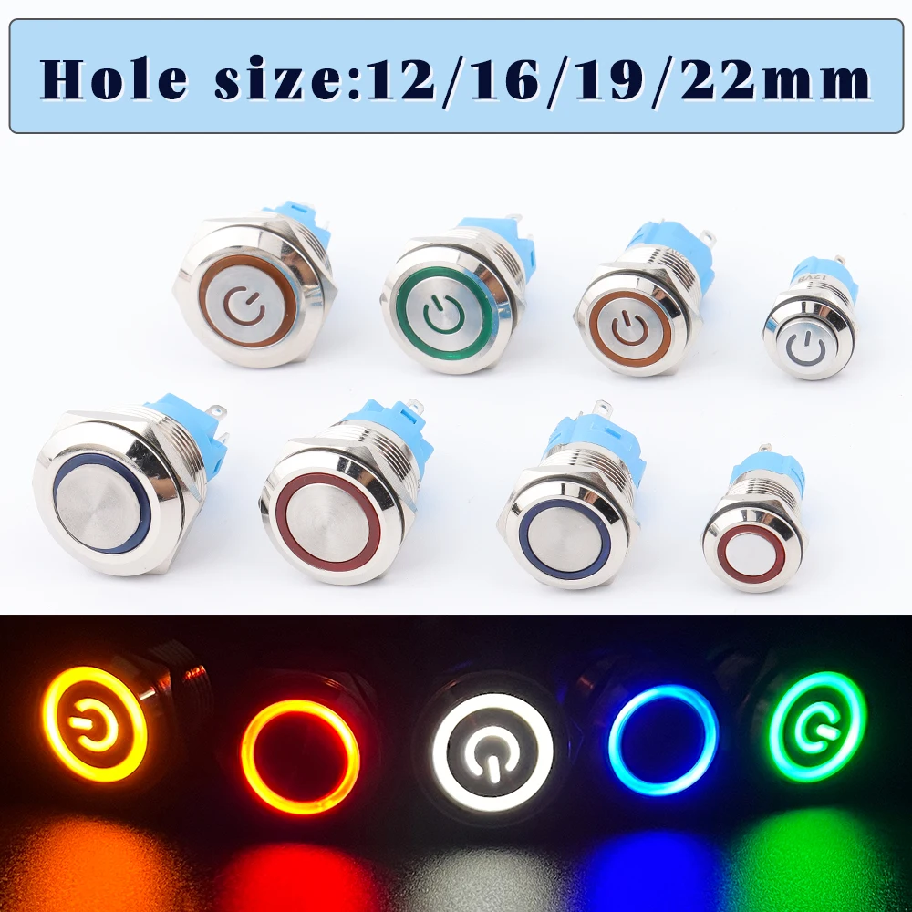 12-16-19-22mm-Waterproof-Metal-Push-Button-Switch-LED-Light-Momentary ...