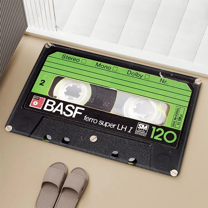 Tapete-de-cinta-musical-de-casete-Vintage-para-pasillo-alfombra-de ...