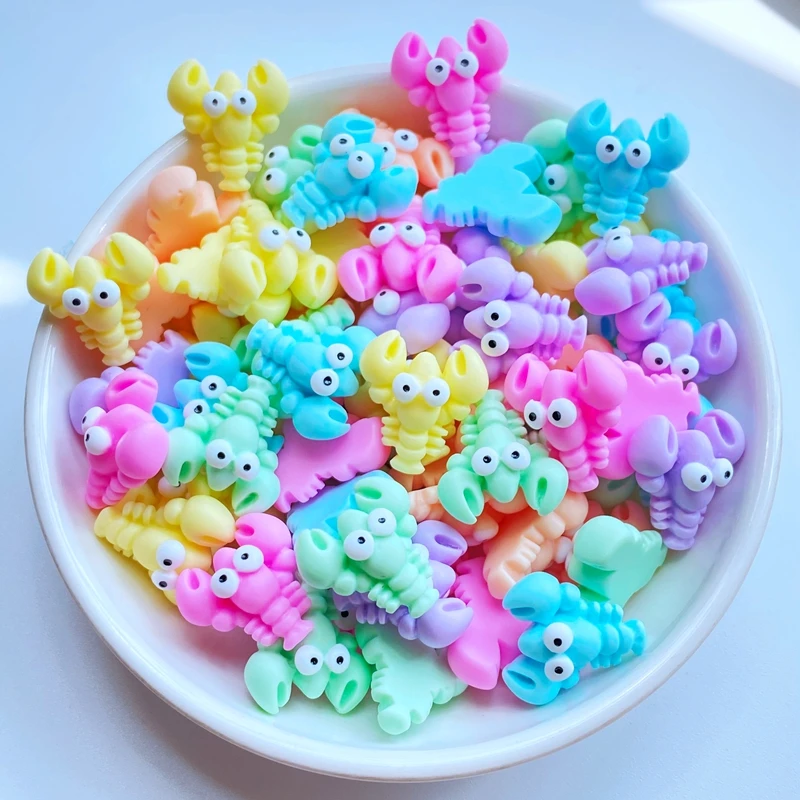 Mini-Crayfish-de-dibujos-animados-de-resina-para-lbum-de-recortes-cabuj ...