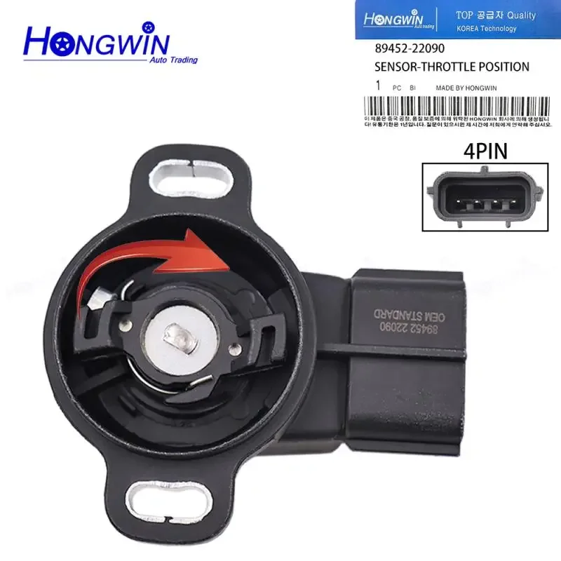 89452-22090 Throttle Position Sensor TPS For Geo Prizm Kia Sephia Lexus ...
