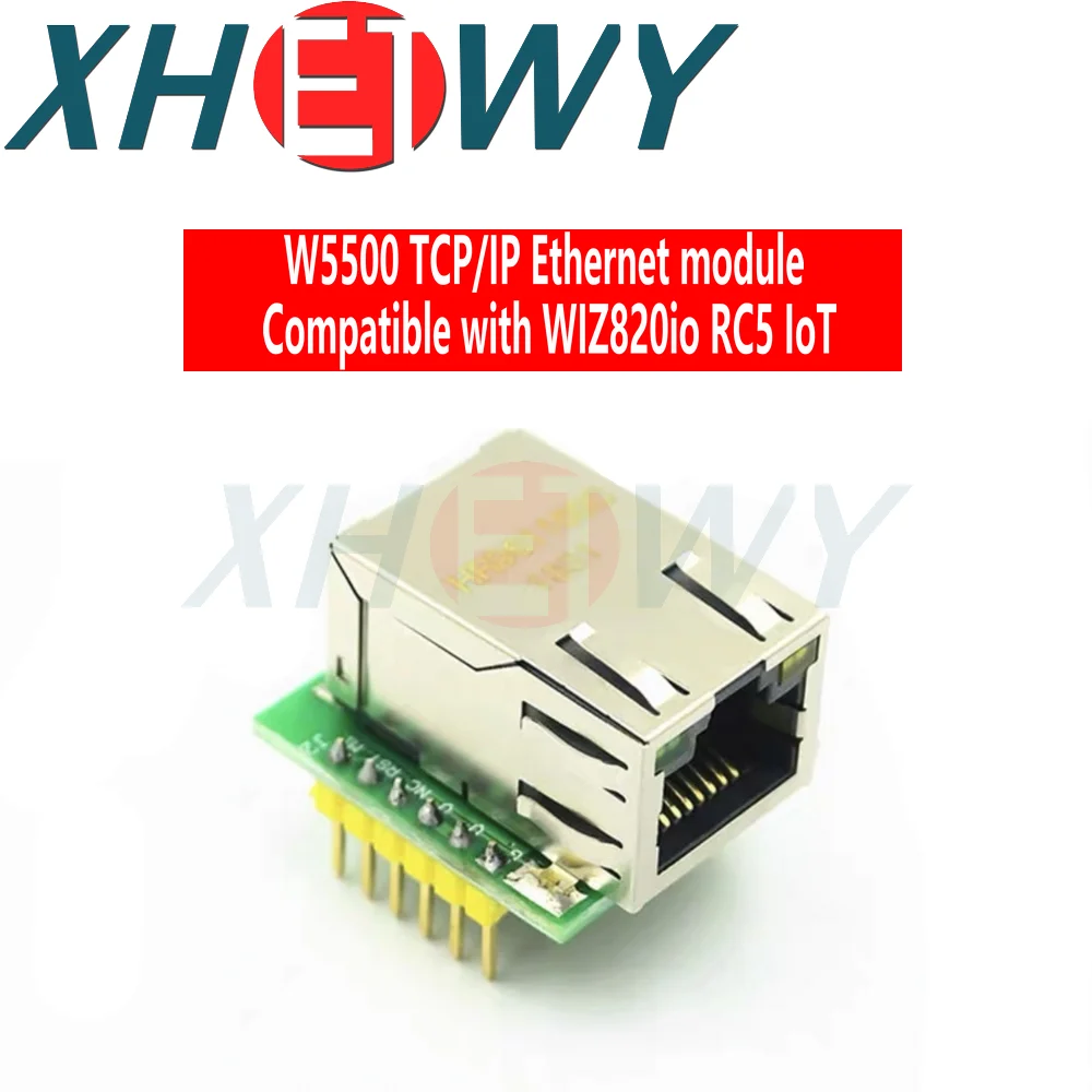 1PCS-W5500-module-TCP-IP-Ethernet-protocol-module-compatible-with-WIZ820io-network-interface-RC5 ...