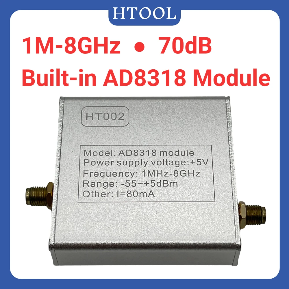 HT002-RF-Power-Detector-1MHz-8GHz-70dB-Built-in-AD8318-Module-50-RSSI-Measures-Logarithmic ...