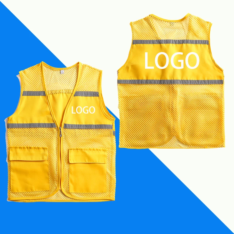 Spring And Summer Breathable Mesh Advertising Volunteer Vest Casual ...