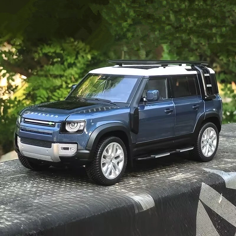 1/18 Range Land Rover Defender SUV Alloy Car Model Diecast Metal Toy ...