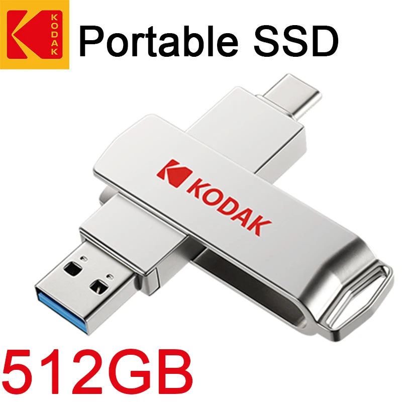 KODAK-High-Speed-USB-Flash-Drive-Pen-512GB-de-mem-ria-Type-C-Flash ...