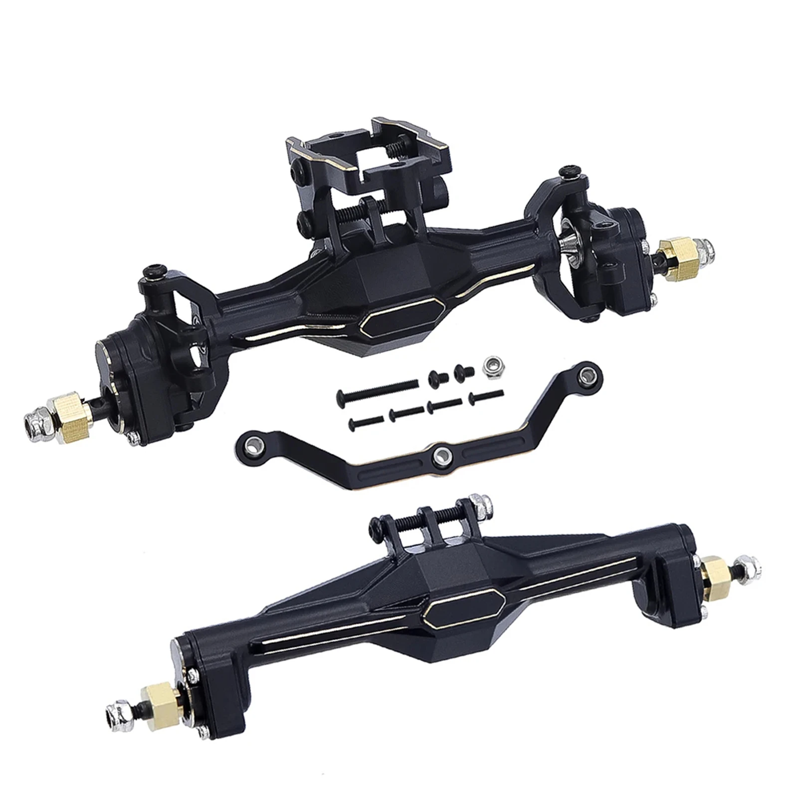 Brass-TRX4M-Front-Rear-Portal-Axle-with-Steering-Link-for-1-18-RC-Car ...