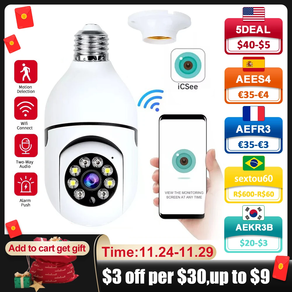 Camera Surveillance Wide Angle Wifi | Video Surveillance Wifi Zoom | Ip ...
