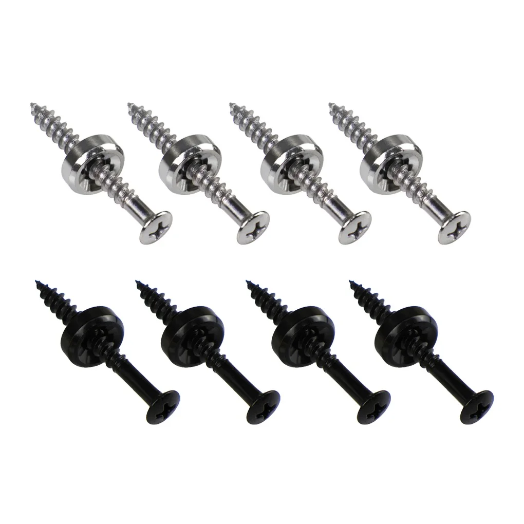 FLEOR-4pcs-Metal-Guitar-Neck-Joint-Ferrules-Neck-Screw-Bushings-with ...
