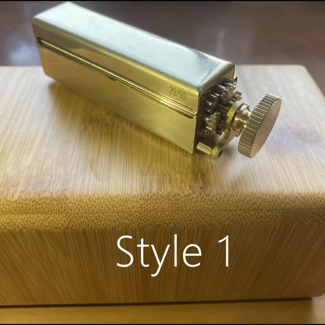 Handmade Vintage Brass Gear Wheel Roller Rolling Machine Cigarette ...