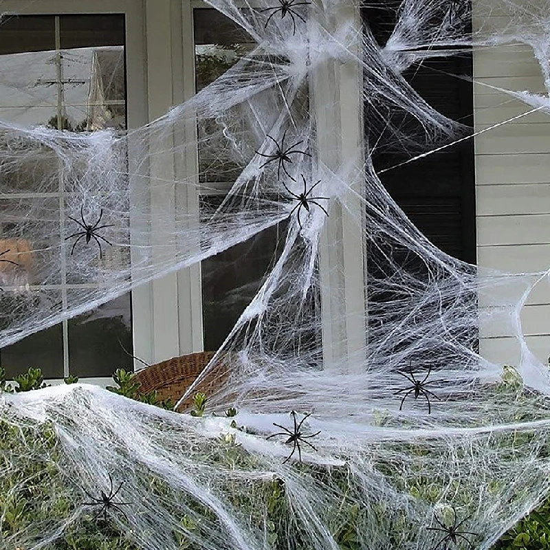 Halloween Spider Web Decorations