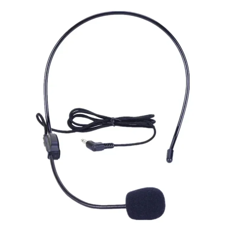 Head-mounted Suspension Wired Microphone for Office Teacher Teaching ...