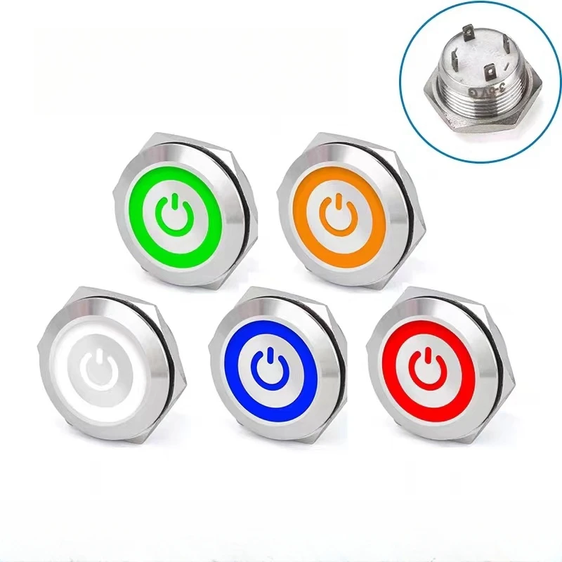 12-16-19-22-25-28-30mm-Short-Stroke-Mini-Waterproof-Metal-Push-Button ...