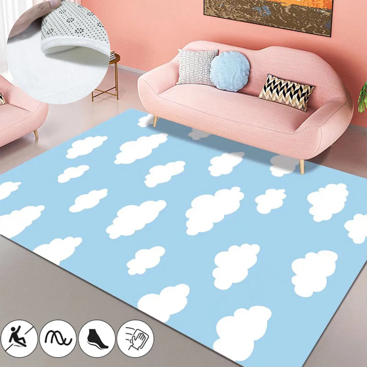 Blue-Sky-White-Clouds-Home-Carpet-Soft-Cloud-Carpets-for-Living-Room ...