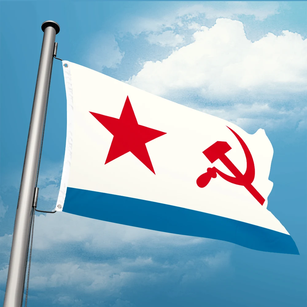 Soviet-Military-Flag-Of-USSR-Navy-Forces-3ft-x-5ft-Polesyter-Banner ...